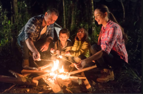 Family campfire – Hilltop Christian Camp